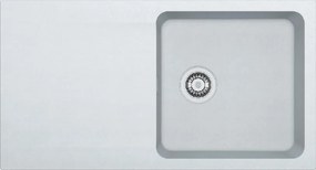 Franke Orion - Tectonitový dřez OID 611, 940x510 mm, bílá 114.0288.541