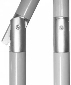 Automatický naklápěcí slunečník s klikou Doppler ACTIVE 280 cm - přírodní (slonovinová kost)
