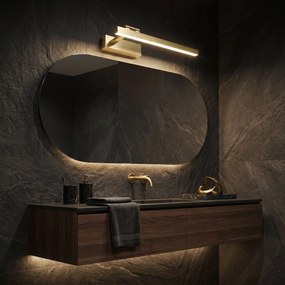 Toolight Rea, Koupelnové nástěnné LED svítidlo SWE031-1W 40cm Brush Gold, OSW-20130