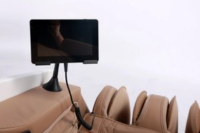 RSROYAL 5D Masážní křeslo - LCD displej v ČJ - RS-1280/béžová-bílá (matná)
