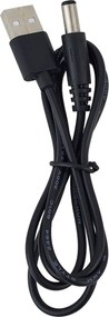 Bublinková trubice černá 30 cm vč. LED RGB - Dweller