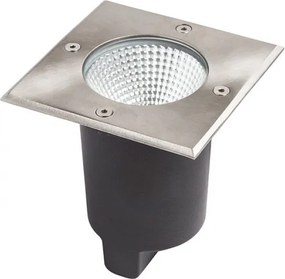 RED R11962 RIZZ SQ 125  nerez 230V LED 7W IP67  3000K - RED - DESIGN RENDL