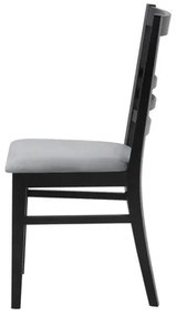 Černá dřevěná židle FIDUS