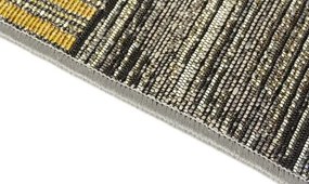 Oriental Weavers, Kusový koberec Zoya 820 E – na ven i na doma, 200x285, žlutá, chodba / předsíň