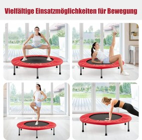 Costway Φ97 cm Mini trampolína Fitness trampolína Skládací dětská trampolína