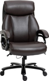Kancelářská židle Vinsetto manažerská židle herní židle ergonomicky výškově nastavitelná s funkcí houpání, silné čalounění s nosností až 180 kg |