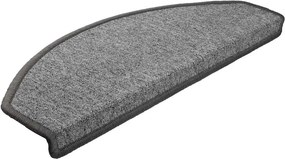 Schodové rohože 20 ks 65 x 24 x 4 cm tmavě šedé, půlkulaté, velké 3365790