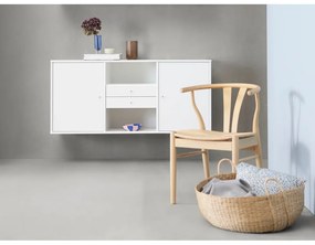 Bílá nízká komoda 133x61 cm Mistral - Hammel Furniture