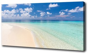 Wallmuralia Foto obraz canvas Pláž na Maledivách 100x50