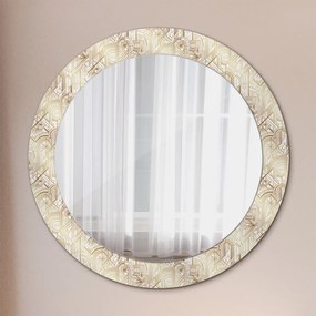 Kulaté dekorativní zrcadlo Art deco composition fi 70 cm