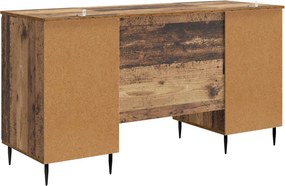 Stůl s policí Staré dřevo 142,5 x 50 x 75 cm Kompozitní dřevo 3414592