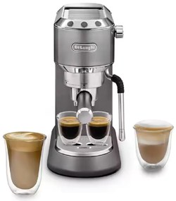 DeLonghi Pákový kávovar Espresso De'Longhi Dedica Arte EC885.GY / 1300 W / 1,1 l / 15 bar / šedá