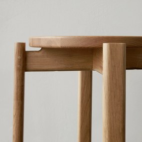 AUDO (MENU) Stolička Passage Stool, Natural Oak