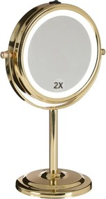 Kosmetické zrcadlo s osvětlením/zvětšovací (zvětšení 2x) ø 15 cm Cassini – Premier Housewares