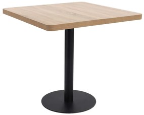 Bistro stolek světle hnědý 80 x 80 cm MDF - Default Title