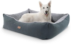 Emma, pelíšek pro psa, koš pro psa, možnost praní, protiskluzový, prodyšný, oboustranná matrace, polštář, velikost L (100 × 30 × 90 cm)