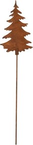 Rustikální rezavý zápich stromek Christmas Tree Rust M - 11*1*50 cm