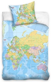 Dětské povlečení Světová Mapa
