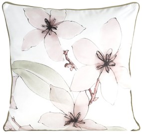 DEKORAČNÍ POVLAK NA POLŠTÁŘ PREMIUM BIANCA 60X60 CM KVĚTY