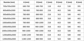 Mexen Exo, asymetrický sprchový kout s posuvnými dveřmi 100 x 80 cm, 6mm čiré sklo, černý profil, 8131-100-080-70-00