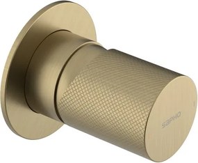 Sapho Sapho, ULTRATAP podomítková sprchová baterie, 1 výstup, zlato mat, UT041TG