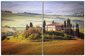 Obraz na plátně - Italská venkovská krajina 1156E (90x60 cm)