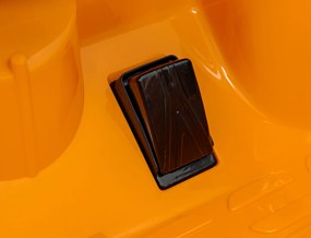 Ramiz Elektrické autíčko McLaren Artura pro děti oranžové + pohon 4x4 + dálkové ovládání + plynulý start + EVA kola + audio LED