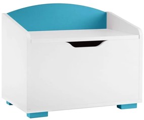 Konsimo Sp. z o.o. Sp. k. | Dětský úložný kontejner PABIS 50x60 cm bílá/modrá | KO0124