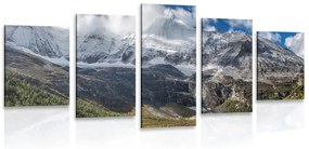 5-dílný obraz majestátní horská krajina Varianta: 100x50
