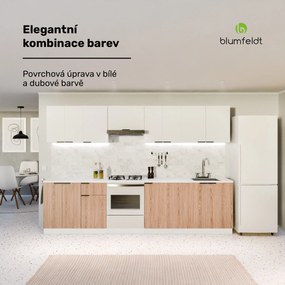 Blumfeldt WoodVista skříňka se zásuvkami, Robustní MDF pracovní deska, Soft-Close panty, Hliníkové úchyty