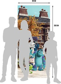 Dětská vliesová fototapeta na zed' Příšerky s.r.o. Přátelé, Disney | 90 x 202 cm | DFTDNV 5438