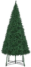 344305 vidaXL Umělý vánoční stromek se stojanem 500 cm zelený