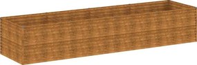 vidaXL Zahradní vyvýšený záhon 386 x 100 x 69 cm cortenová ocel [152005]