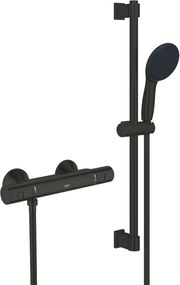 Grohe - Sprchový set s termostatem, matná černá 345972431ROZ1
