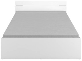 IDEA Multifunkční postel 140x200 MICHIGAN perleťově bílá