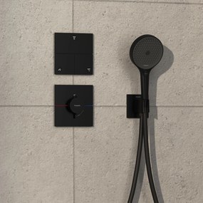 Hansgrohe ShowerSelect Comfort E, termostat pod omítku, černá matná, HAN-15574670