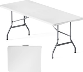 Kempingový stůl Wiltec – 180 × 75 × 74 cm (61025)