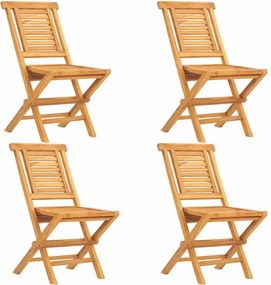 5dílný zahradní jídelní set masivní teakové dřevo 3154999