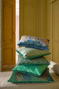 Pip Studio dekorační polštář Quilted Daisy 50x50 cm, zelený (Dekorační polštář s výplní)