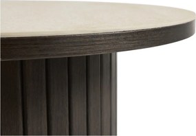 Kulatý odkládací stolek s keramickou deskou ø 50 cm Enna – Unique Furniture