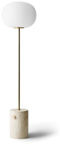 AUDO (MENU) Stojací lampa JWDA, Travertine, Brushed Brass 1840619