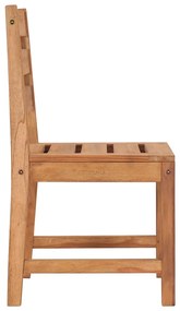 VidaXL Zahradní židle 4 ks masivní teakové dřevo,  3157174