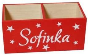 Pastelkovník se jménem - červený