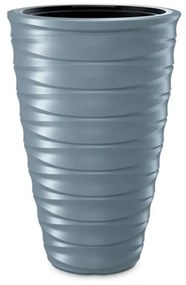 PROSPERPLAST Květináč - FREZE, Ø 38,3 cm Barva: světle šedá