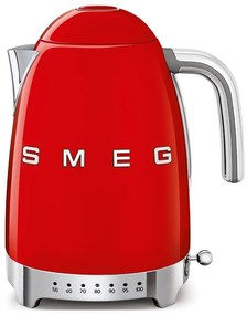 Červená rychlovarná konvice z nerezové oceli 1,7 l Retro Style – SMEG