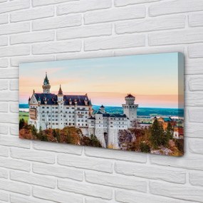 Obrazy na plátně Německo Castle podzim Munich 125x50 cm