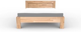 Masivní postel SALSA - Solwo Design Dřevo a odstín oleje: BUK Cink - Olej odstín BO102, Rozměr spací plochy: 140x200
