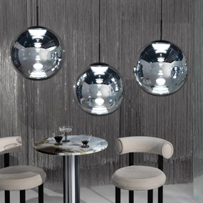 Tom Dixon Globe LED závěsné světlo, chrom