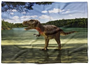 IMPAR Fleecová deka Tyrannosaurus 150x120 cm (Rozměr : 200 x 140 cm, Podšití beránkem: NE)
