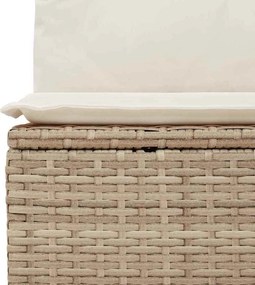 vidaXL Sada zahradních pohovek s polštářem 9 pcs Béžová a krémová [3364366]